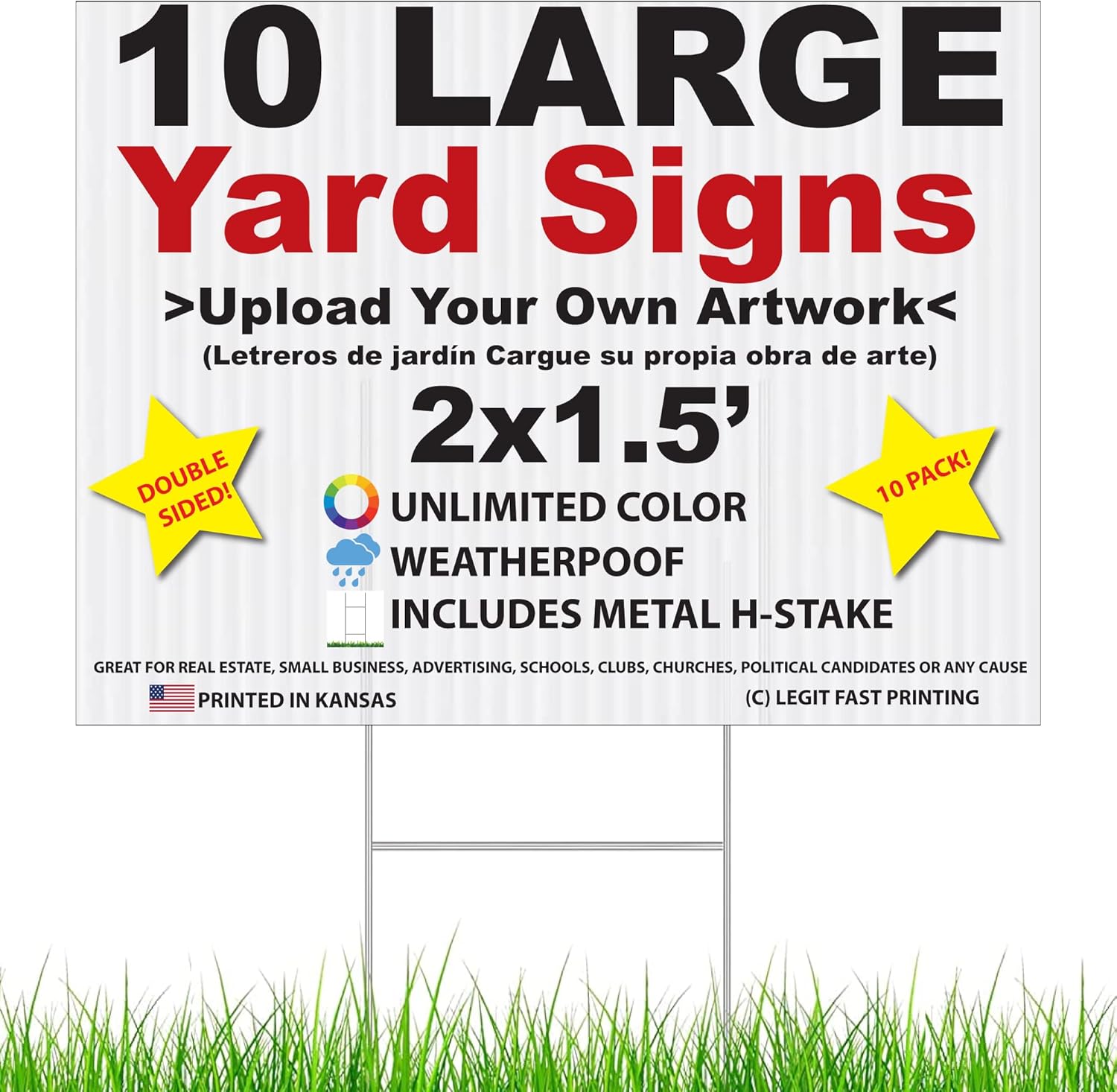 Custom Printed Yard Signs for Any Occasion | Design Your Own Sign Today ...