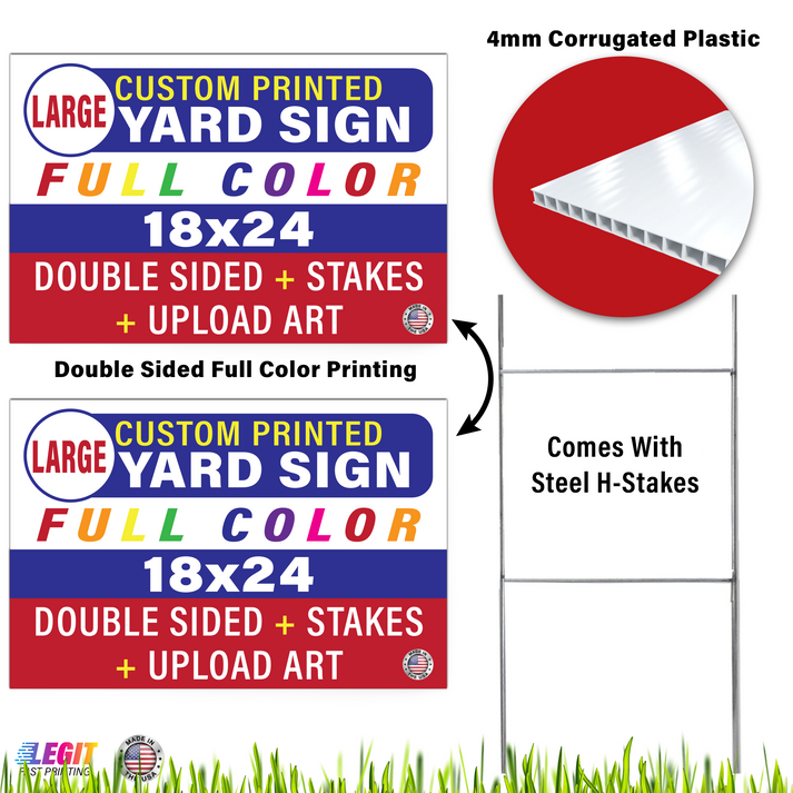 Custom Printed Yard Signs for Any Occasion | Design Your Own Sign Today ...